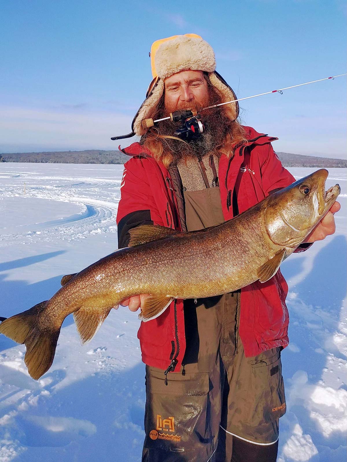 Travel On Ice: Jigging Sebago Lake - The Fisherman