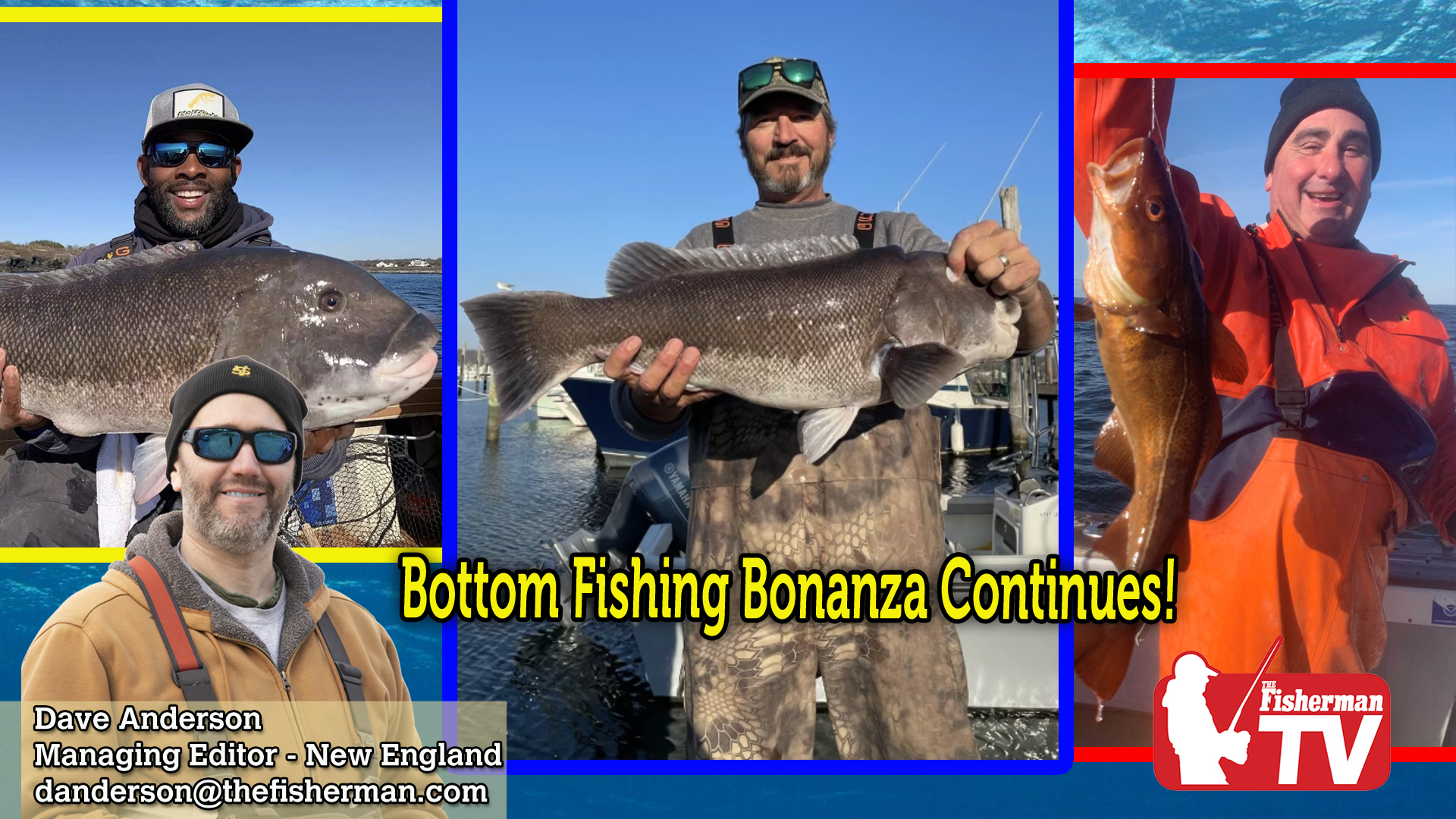 New England Video Fishing Forecast - December 1, 2022 - The Fisherman