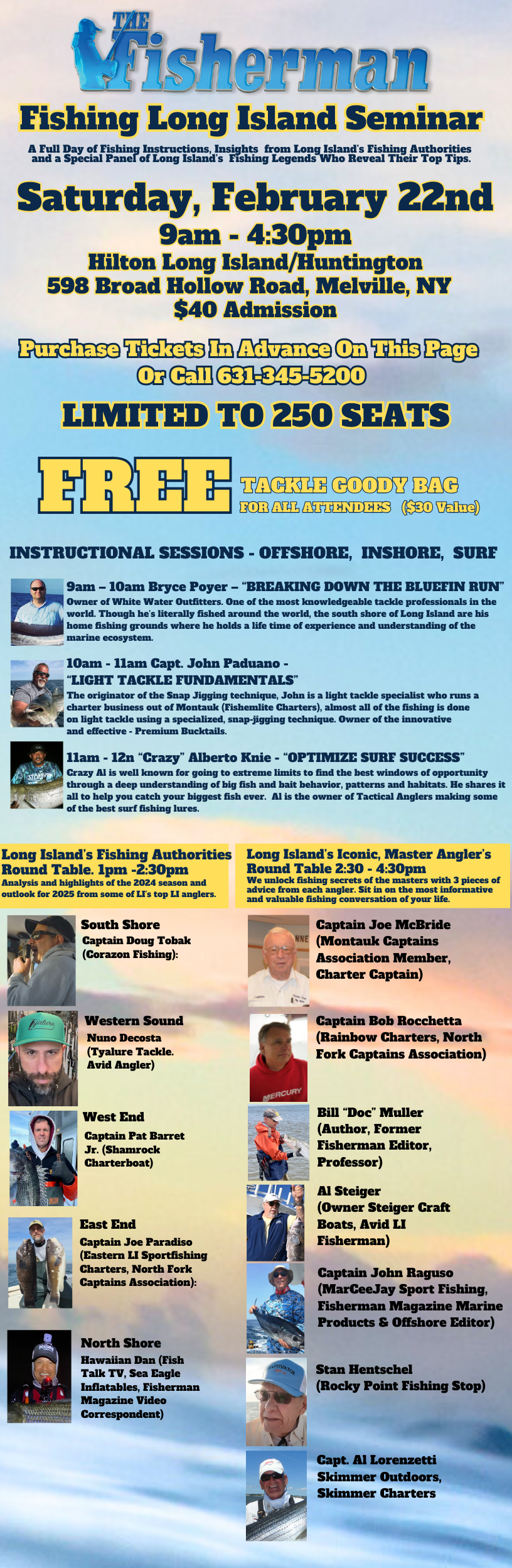 Long Island Fishing Seminar - The Fisherman