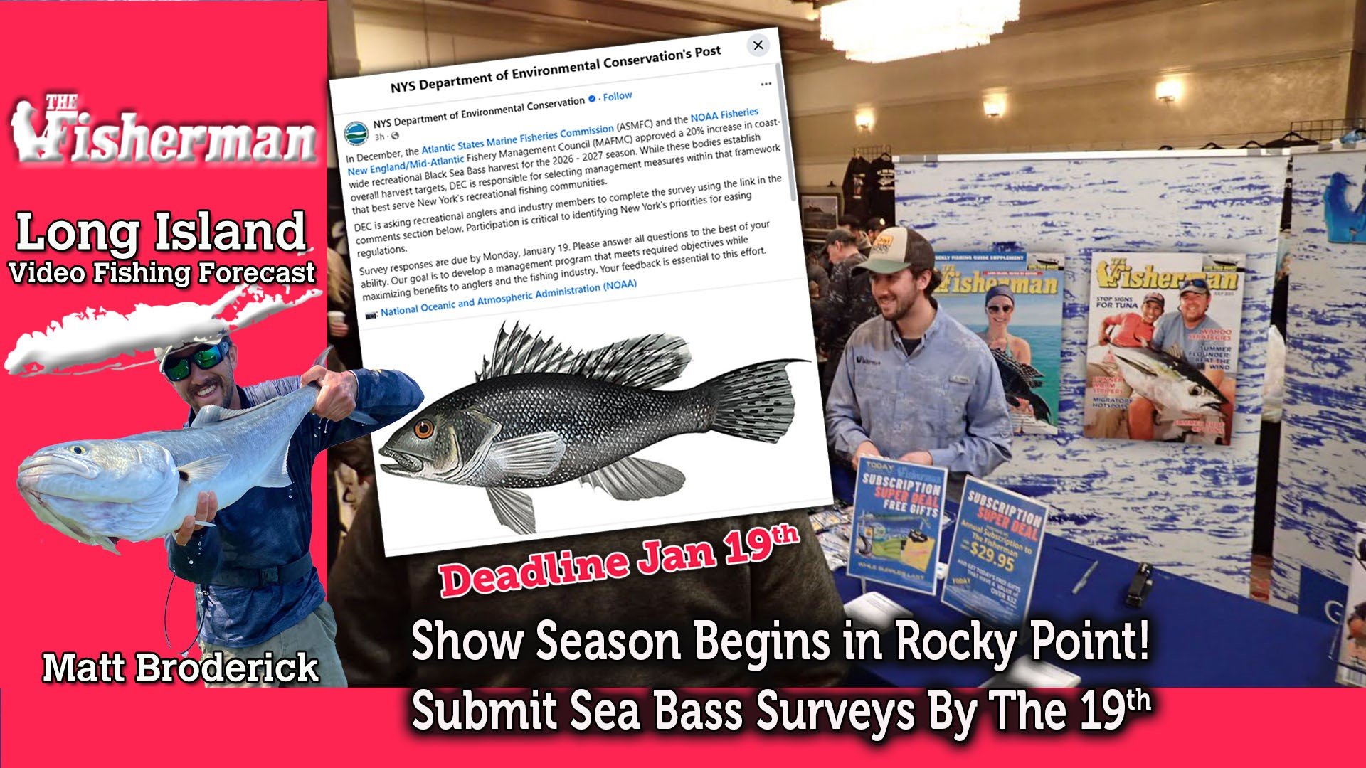 Long Island Video Fishing Forecast - January 15, 2026 - The Fisherman